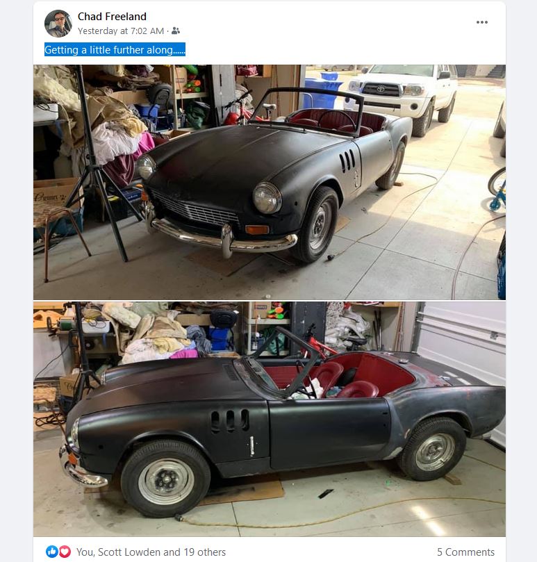 Triumph Spitfire MK1, MK2, GT6 MK1 bumpers
