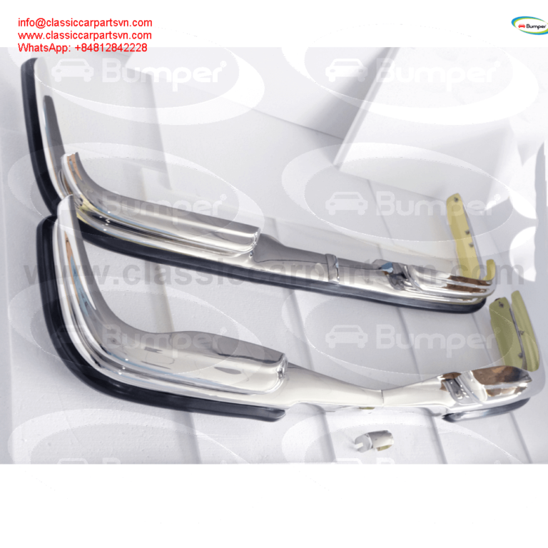 Mercedes W108 W109 bumpers with rubber trims new. - Classiccarpartsvn.com