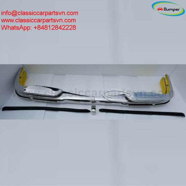 Mercedes W108 W109 bumpers with rubber trims new. - Classiccarpartsvn.com