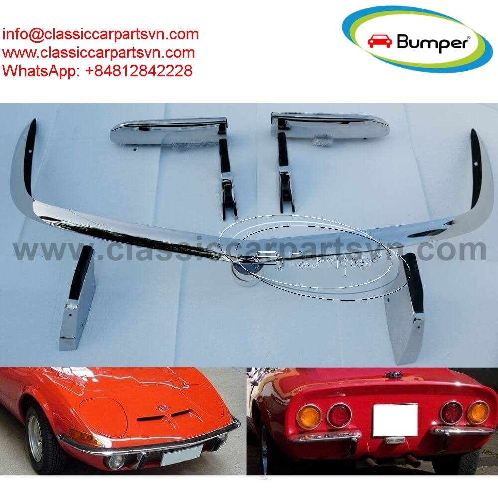 Opel GT (1968–1973) bumpers full set new - Classiccarpartsvn.com