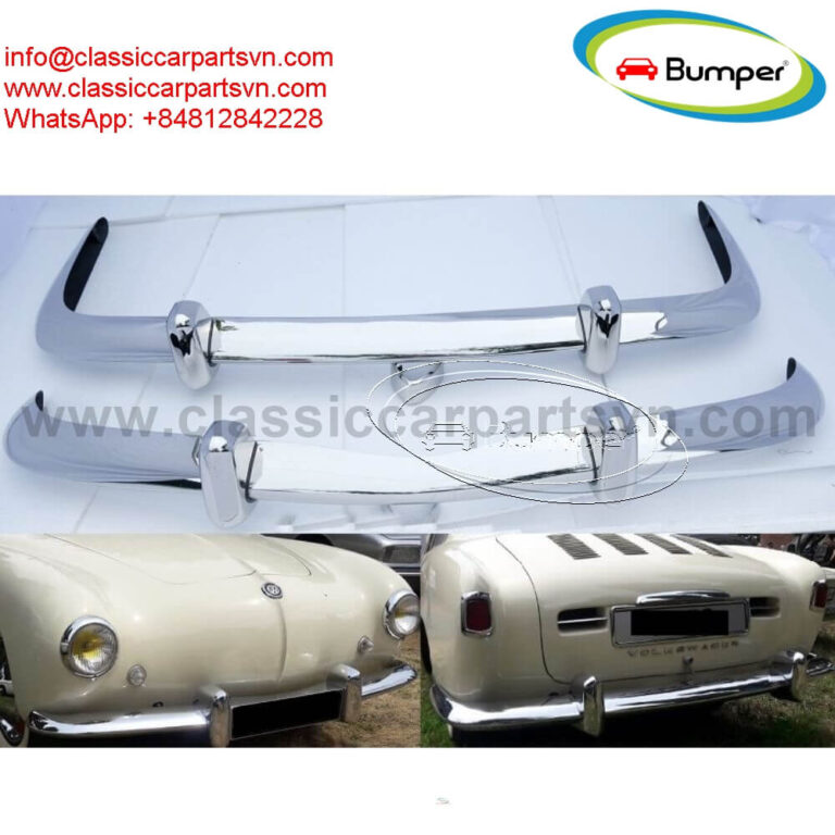 Volkswagen Karmann Ghia Euro style bumpers (1967-1969) new ...