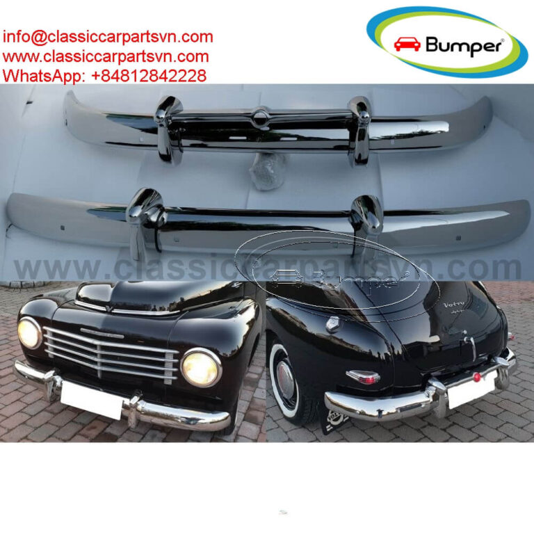 Volvo PV444 bumpers with bullhorn new - Classiccarpartsvn.com